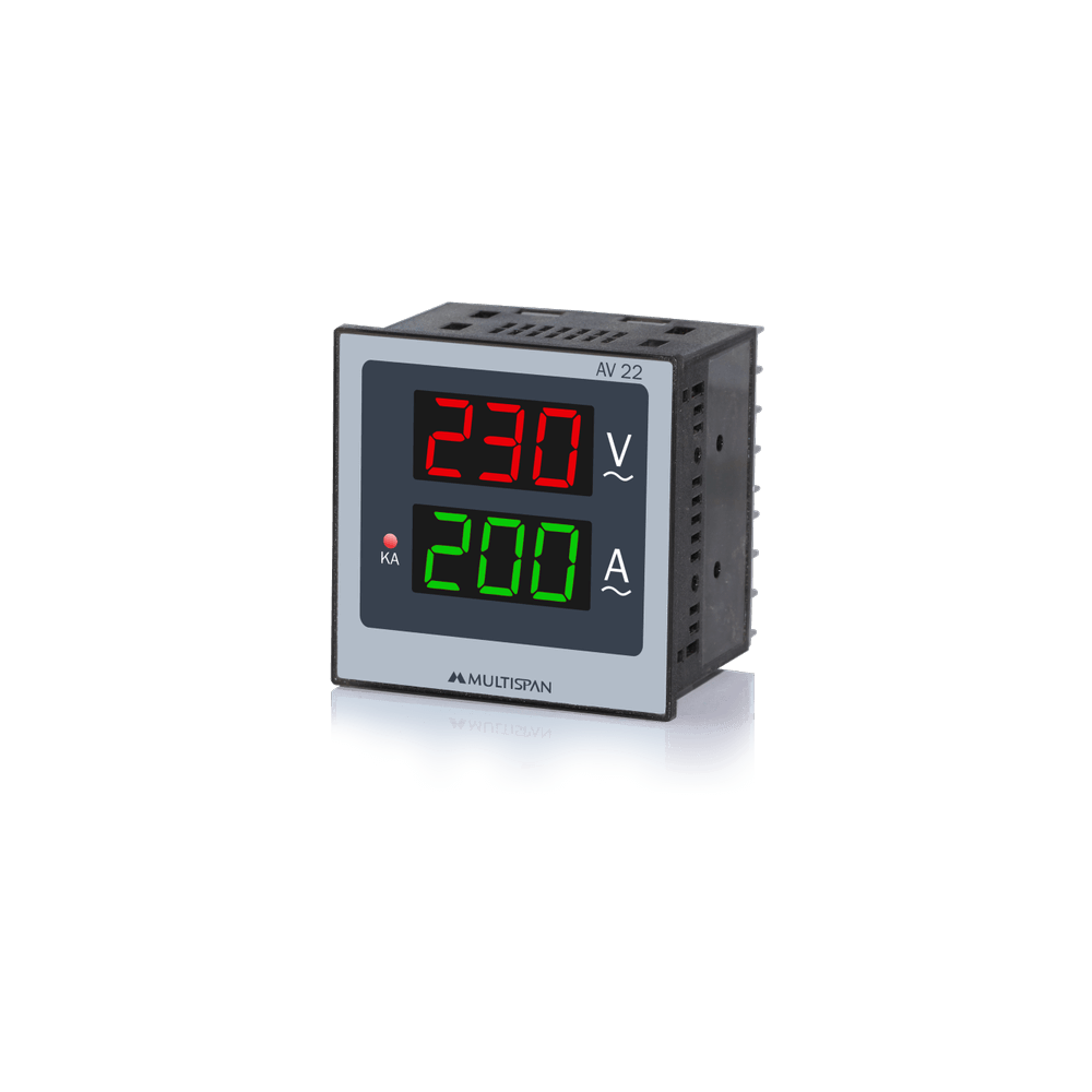 AV-22 CT SELECTION | Meter | Digital Volt AMP and Frequency (VAF)