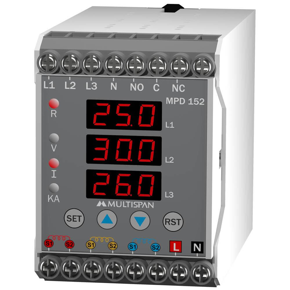 MPD-152 (Din rail -55mm) | Meter | meters